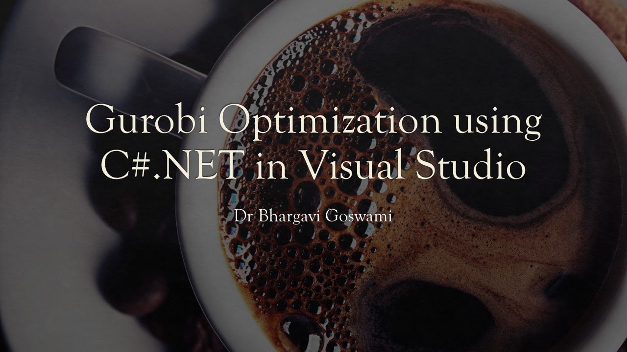 How to create Gurobi Optimization Model using Csharp C#.NET on Visual Studio?