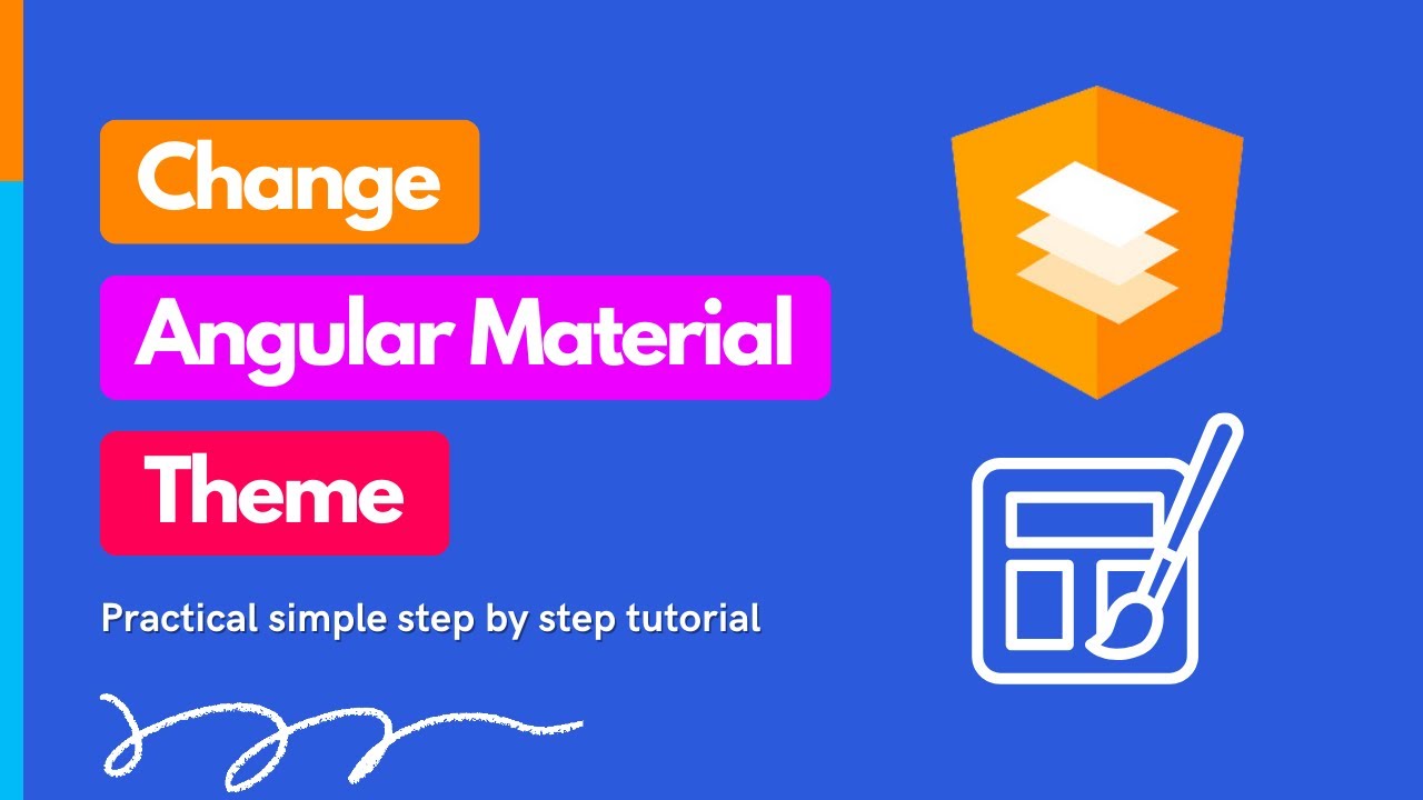 How to change Angular material theme?