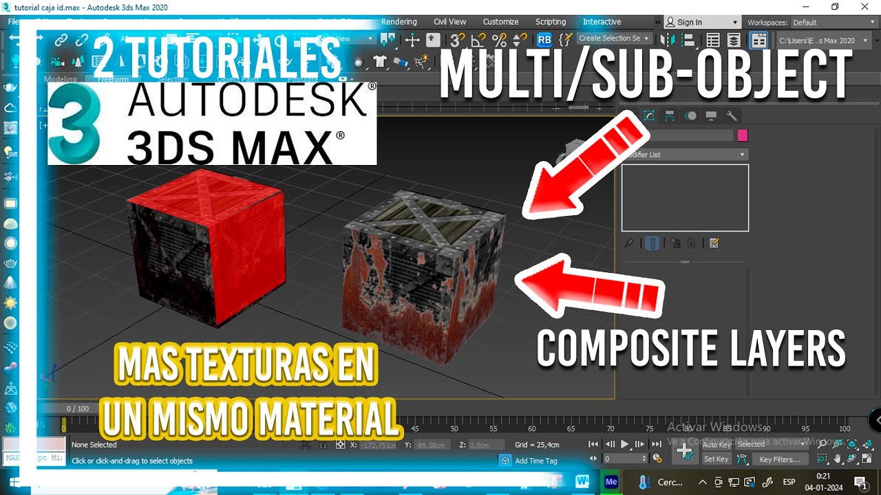 COMO insertar material ID en 3d max MULTI SUB OBJECT-COMPOSITE LAYERS