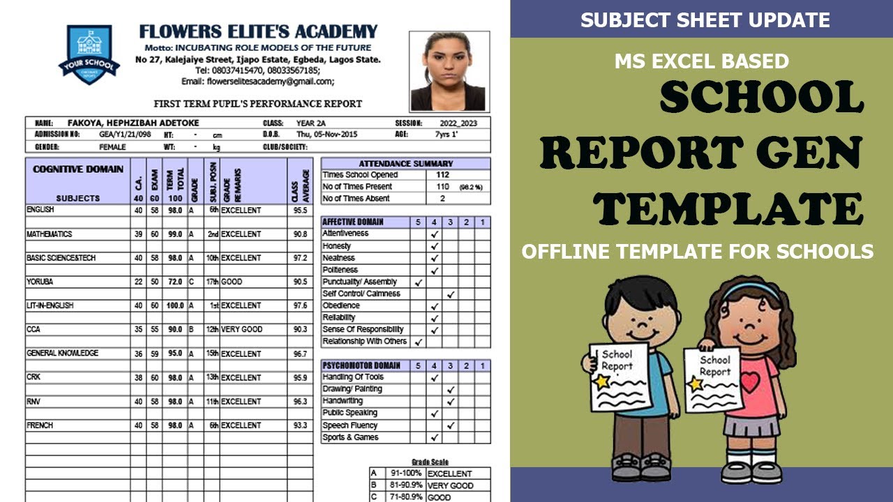 SUBJECT SHEET EXPORT UPDATE GENy REPORT TEMPLATE