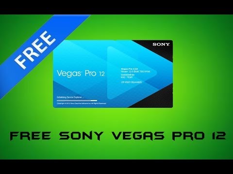 How to get Sony Vegas Pro 12 | EDITING software | FREE | Easy