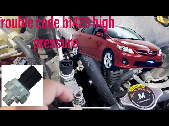 Ошибка B1423 Тойота Камри