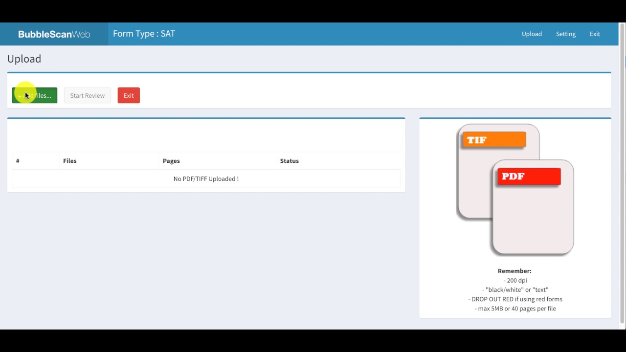 SAT/ACT Test Grading Using BubbleScan Tutorial