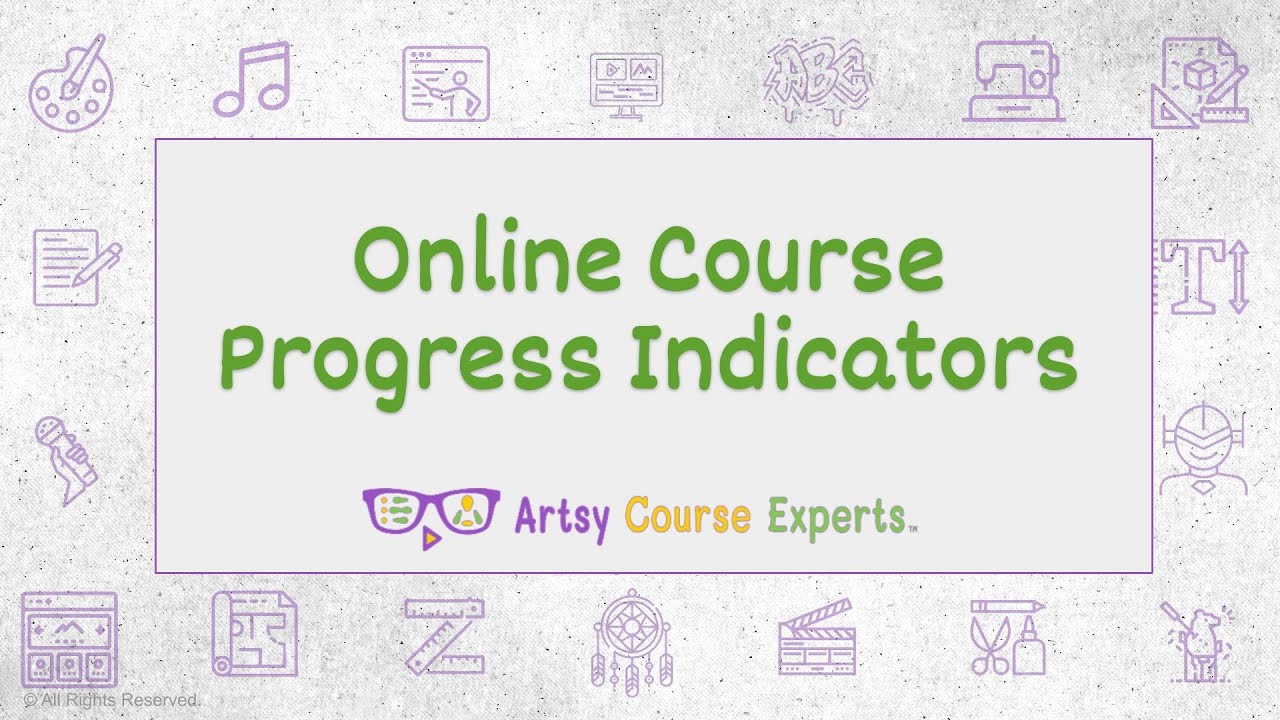 Online Course Progress Indicators