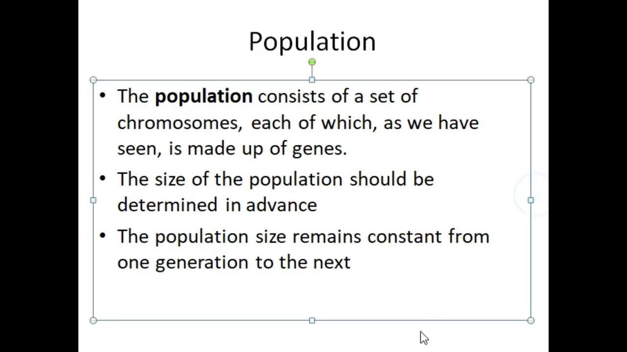 Lecture 17: Artificial Intelligence: Genetic Algorithm