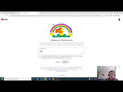 How to create a new secondary YouTube channel under same Gmail account