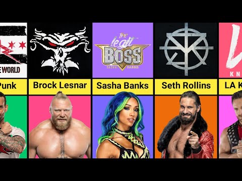 Popular Logo Of WWE Wrestlers | WWE Superstars |