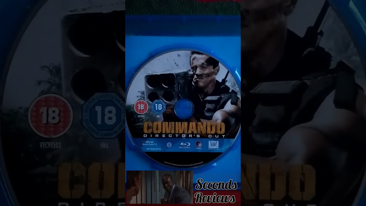 seconds reviews: Commando Directors Cut Blu Ray