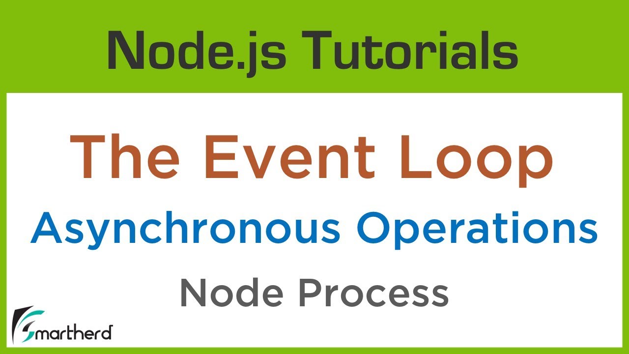 Node.js Event Loop. Node process object performing Asynchronous Long operations on Main Thread