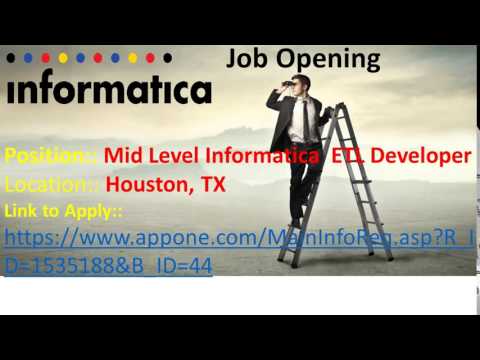 Informatica Job Opening