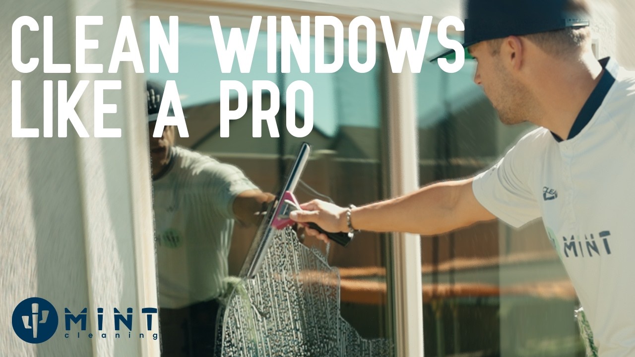How to Clean Windows Like a PRO | Mop and Squeegee