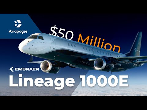 Embraer Lineage 1000E Business Jet Review! Inside The $50 Million Aircraft