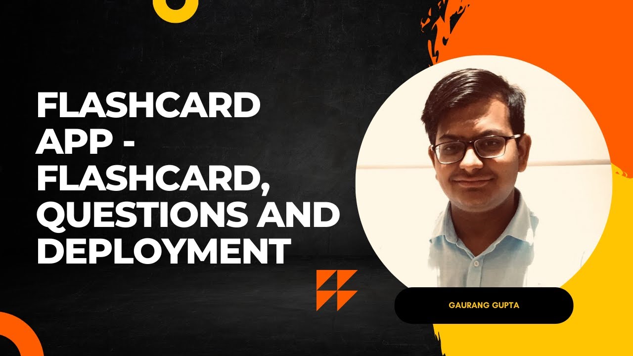 FlashCard App - Flashcard, Questions and deployment