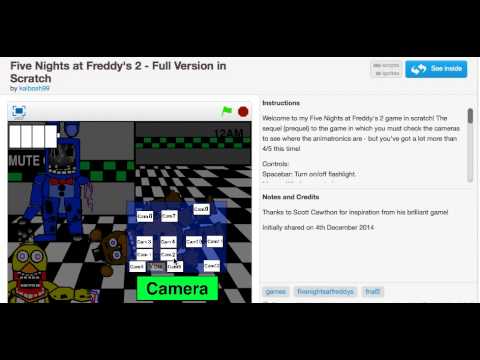 Playing random fnaf fangames on scratch