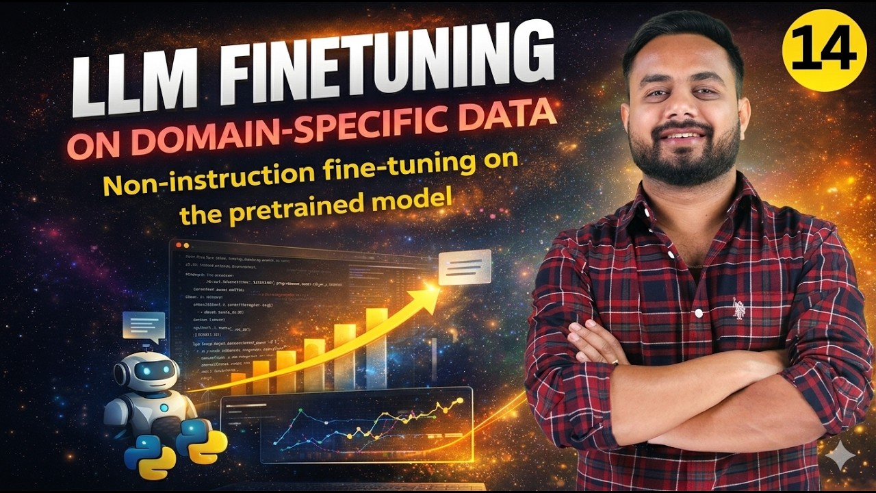 LLM Fine-Tuning 14: Train LLMs on Your PDF/Text Data | Domain-Specific Fine-Tuning with Hugging Face