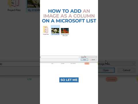 Add an image as a column on a Microsoft List