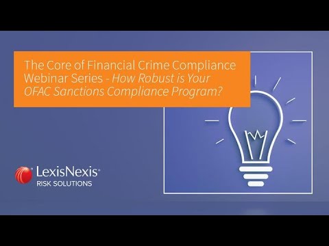 How Robust is Your OFAC Sanctions Compliance Program?
