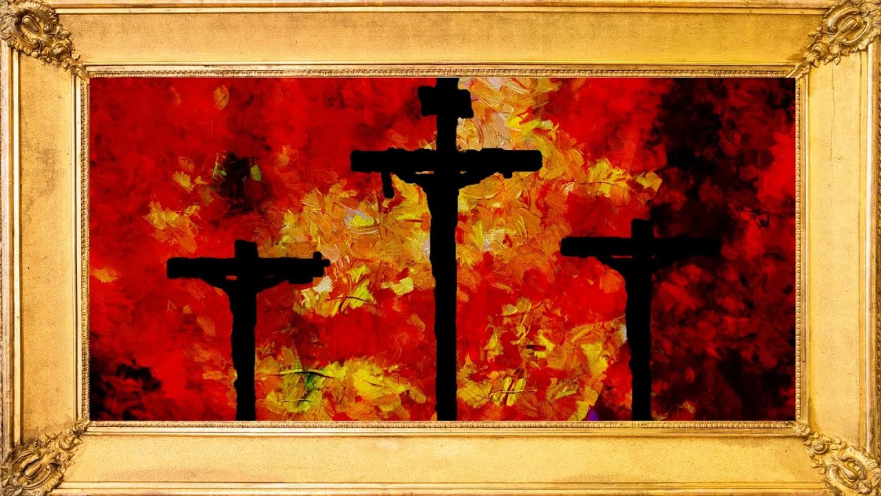 CATHOLIC STAND  FRAMED PAINTING 10 HOURS TV WALLPAPER