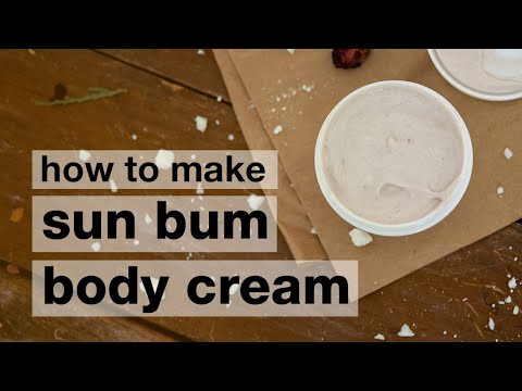 How to Make DIY Sun Bum Body Cream // Humblebee & Me