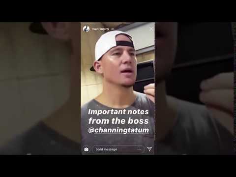 Channing Tatum doing “My Name is Jeff” live 2018-10-13