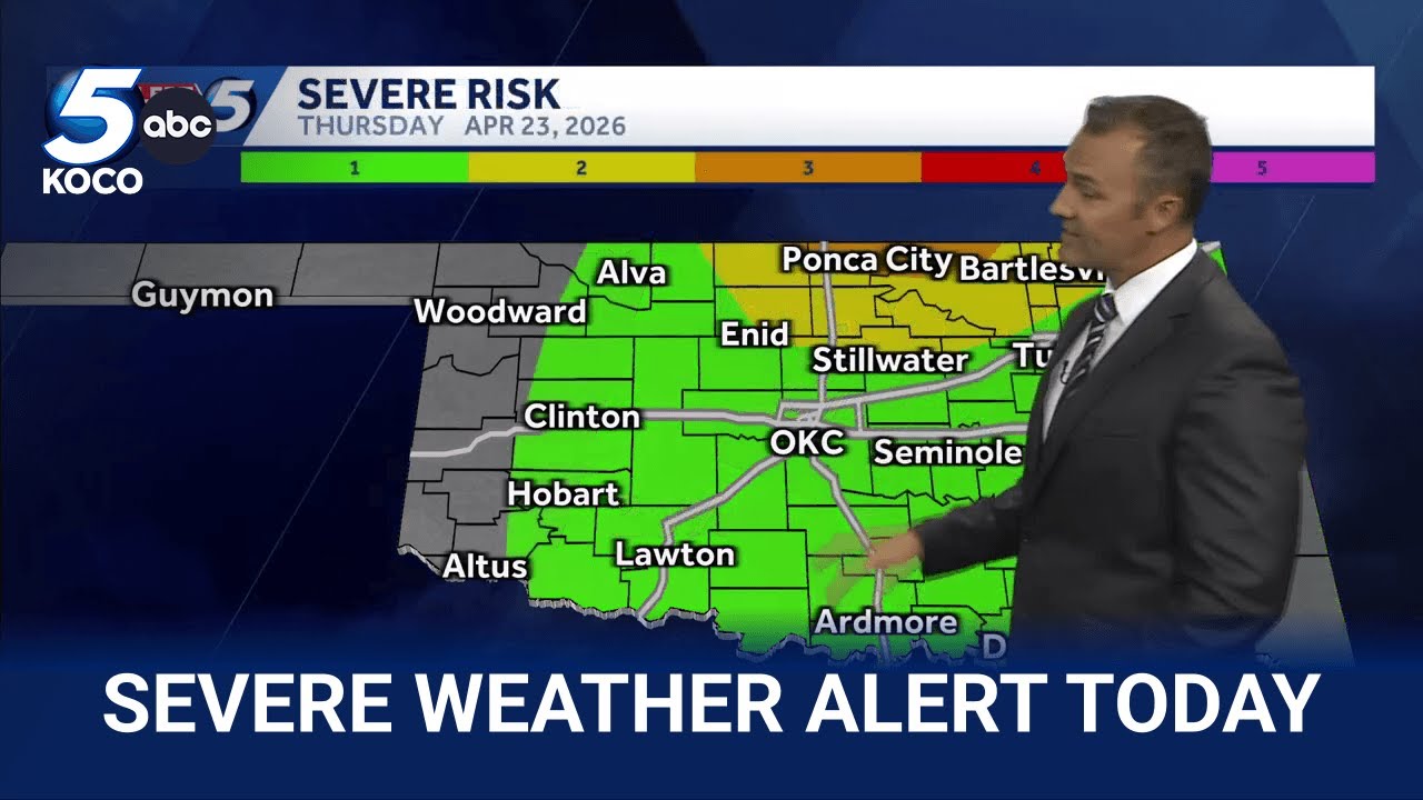 Oklahoma Weather Forecast: Severe storms late Thursday