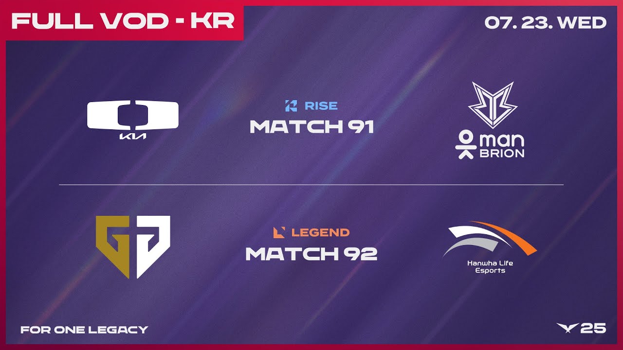 [電競] 2025 LCK Regular Season W10D1 - 看板LoL - PTT網頁版