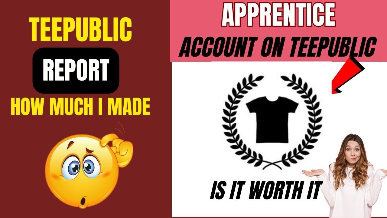How much I earned from my Teepublic Apprentice Account in one month