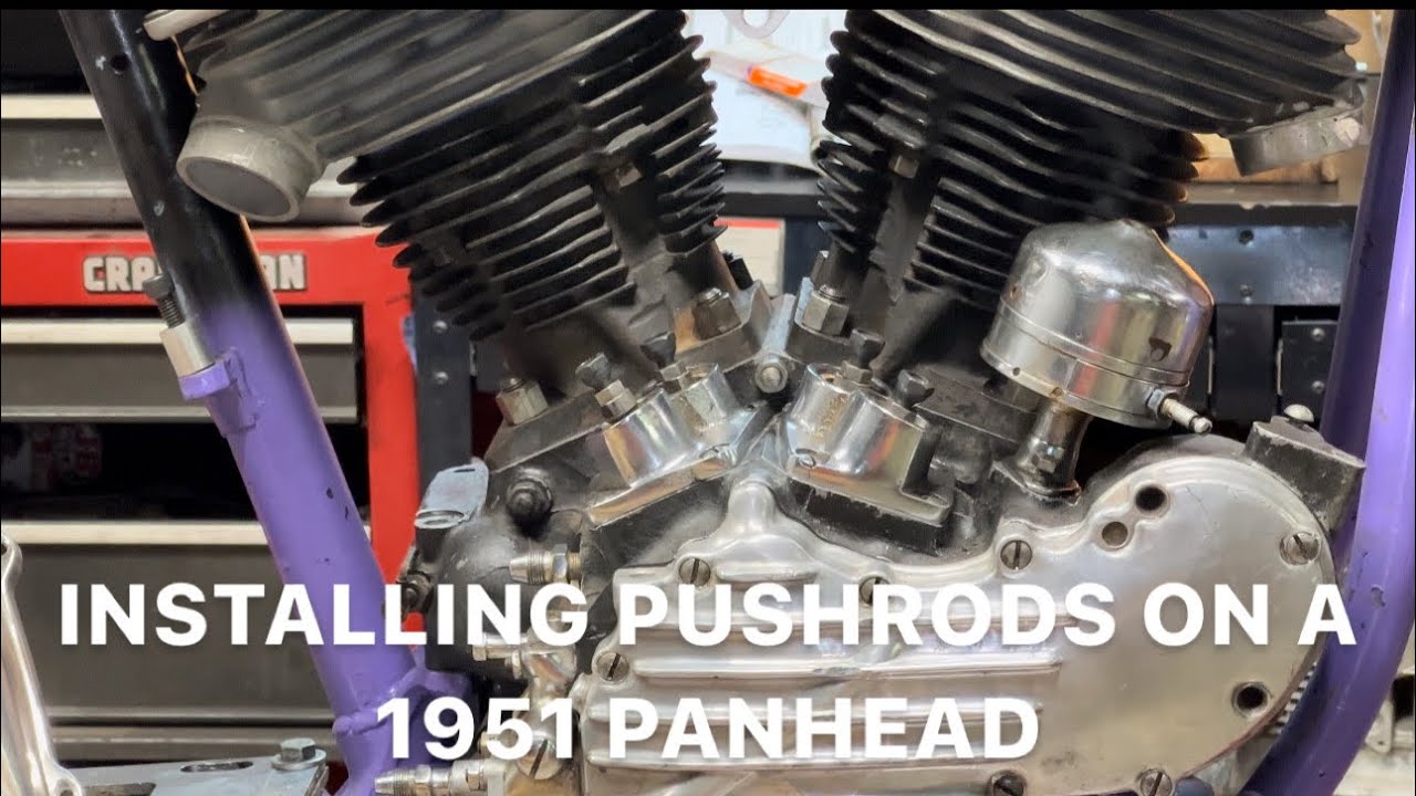 HOW TO INSTALL PUSHRODS ON A PANHEAD