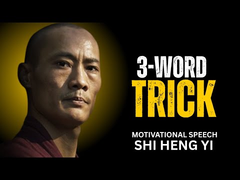 99% Don’t Know This 3-Word Trick! (USE IT NOW) - Motiational Speech - SHI HENG YI