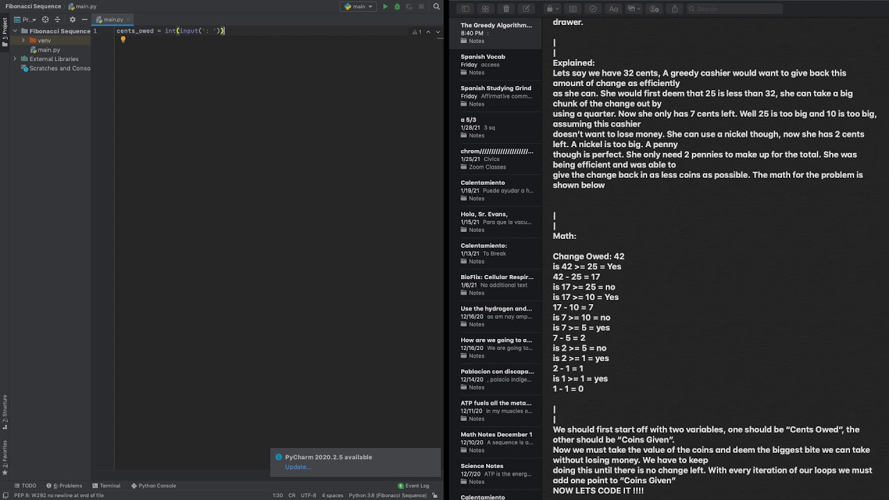 Greedy Algorithm Explained|CS50 Cash Used As Sample Problem|Beginner Tutorial|