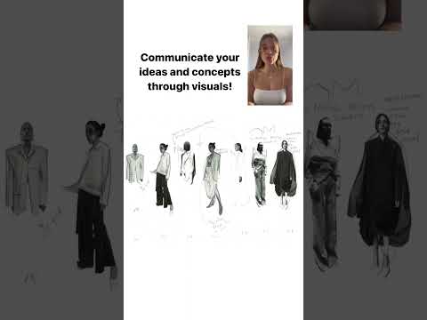 Get a free example of a Central Saint Martins fashion portfolio✨ (link in description)