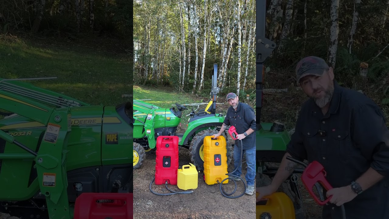 Portable Fuel Tank for Tractors, Mowers & Off-Grid Use