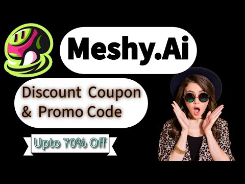 Save 70% on Meshy AI | Top AI 3D Model Generator + Auto-Applied Promo!