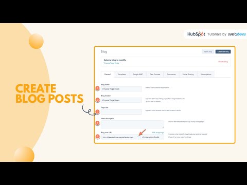 How to create blog posts in HubSpot
