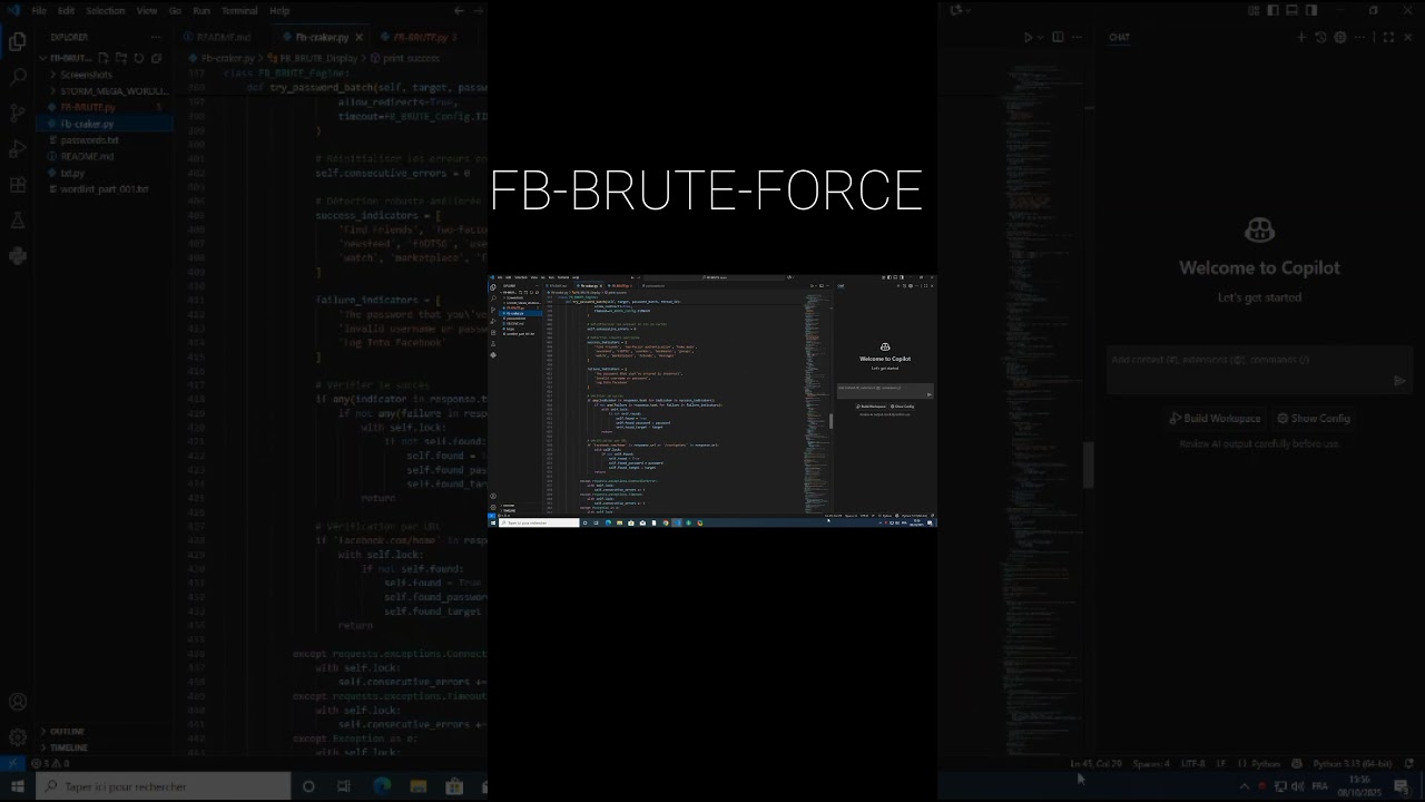 Facebook brute force account  https://github.com/brayandev10/FB-BRUTE.git