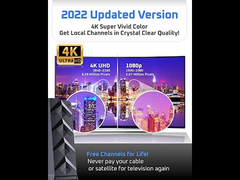 Amplified HD Digital TV | Antenna Long 300+ Miles Range Indoor/Outdoor