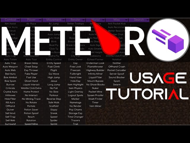 Minecraft Meteor Client: Features and download guide