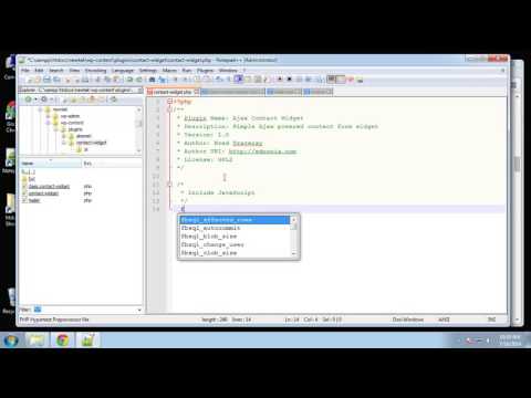 Learn Learn How to Design a WordPress Contact Widget using PHP and MySQL Part 2 - Mind Luster