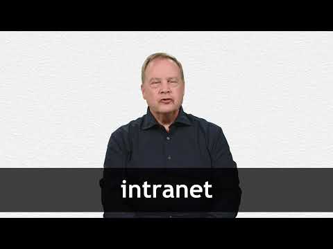 How to pronounce INTRANET in American English