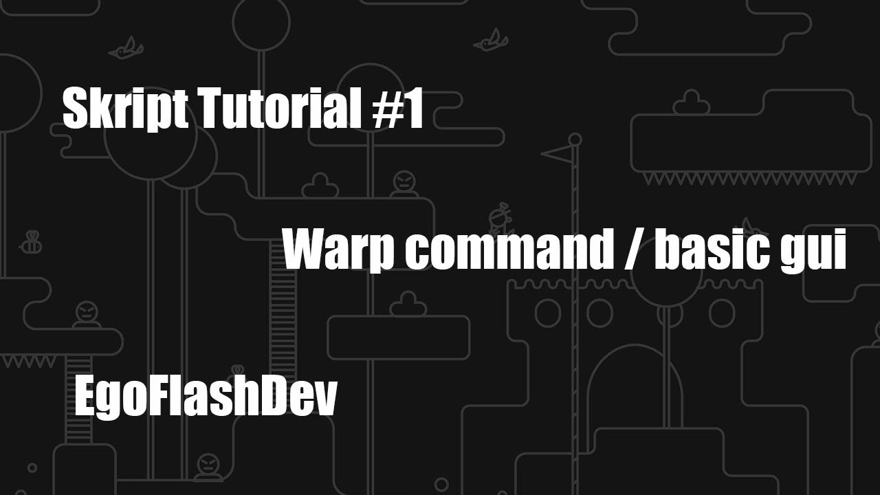 skript tutorial #1 | Warp Menu / Basic Gui