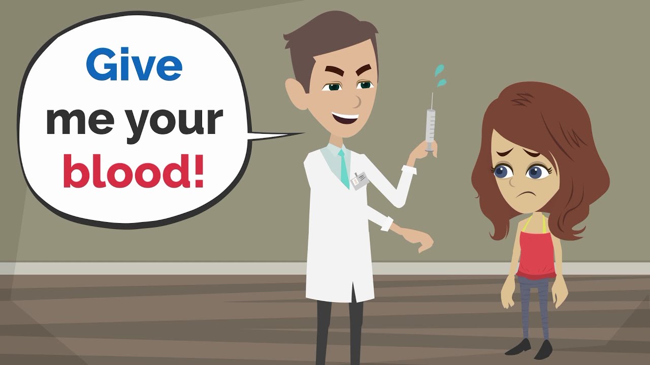 Mia gets her BLOOD drawn