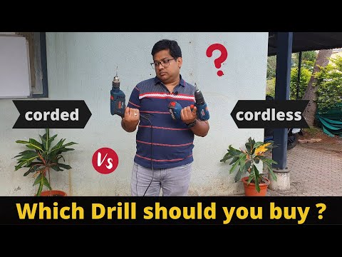 Cordless 18V Vs Corded Impact drill comparison & Testing| Pros and Cons of both with example | Hindi