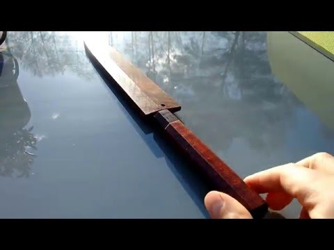 My Masamoto yanagiba customized by Wabocho