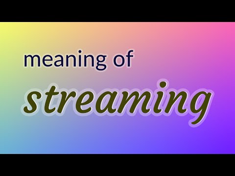 Streaming - 11 English Vocabulary Flashcards