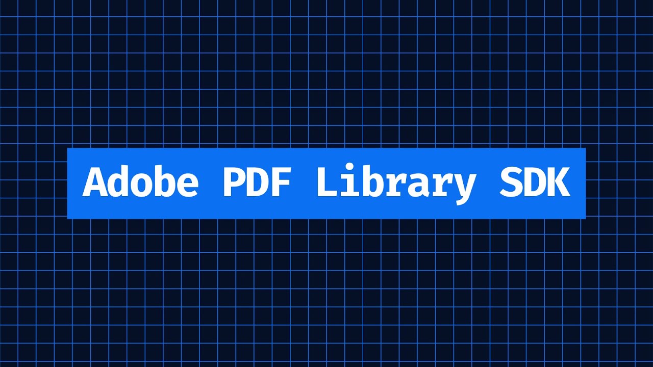 PDF SDK by Datalogics - Adobe PDF Library for Developers - How to create, edit and manage PDFs