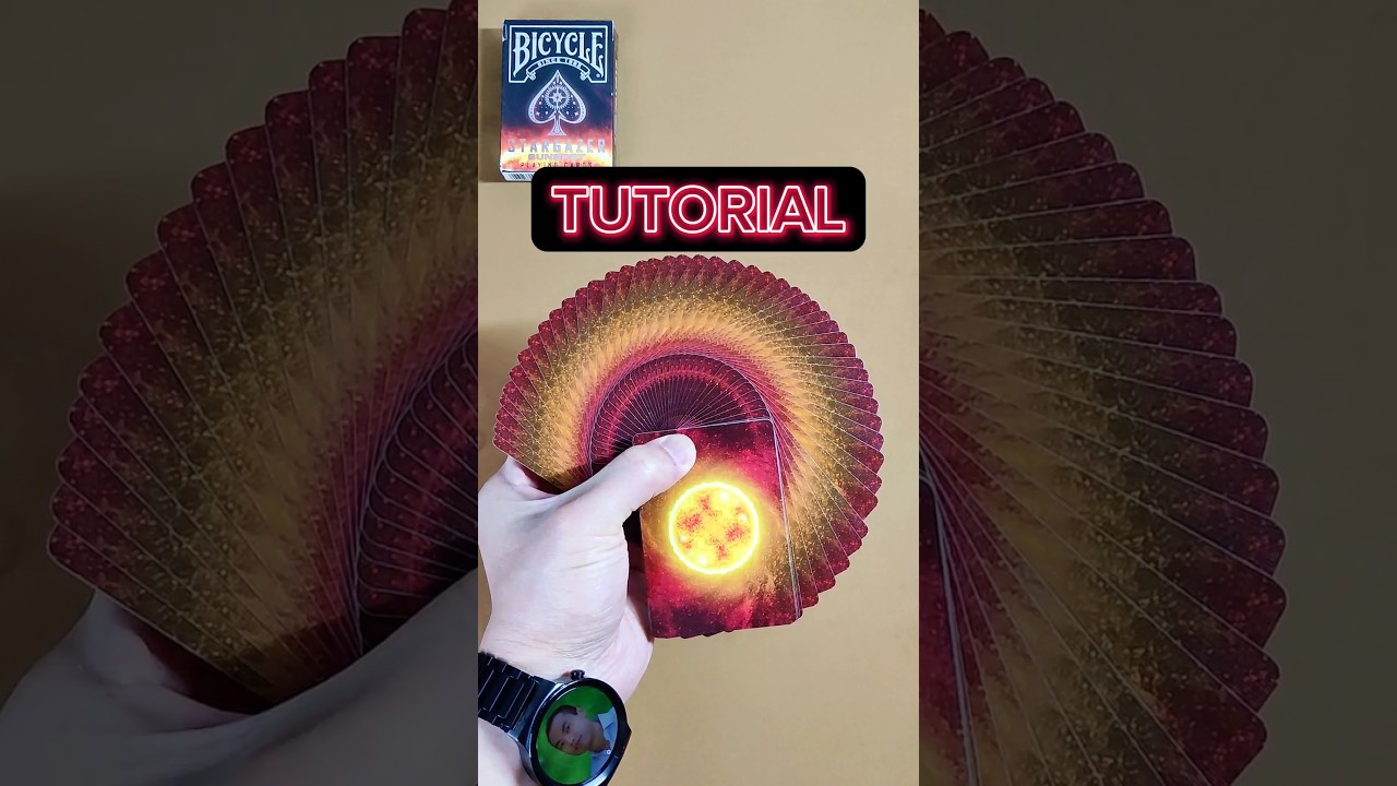 How to fan cards like a PRO! Card fan TUTORIAL!