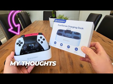 NEWDERY PS5 Controller Charging Station, Dual PS5 Charger Station Fast Charging Dock for PS5 Review
