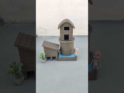 destroying a beautiful miniature clay house 😱#525
