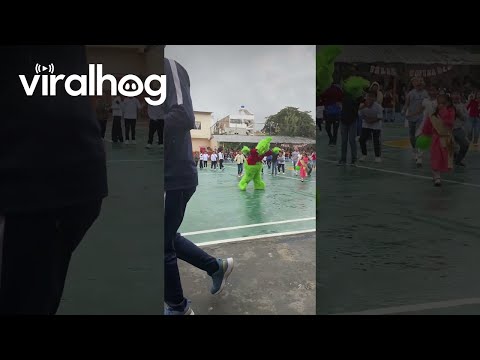 Grinch Slips and Falls || ViralHog