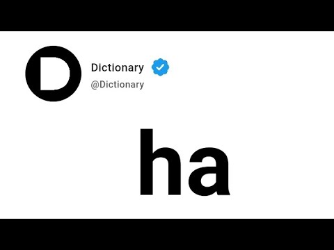 ha Meaning In English